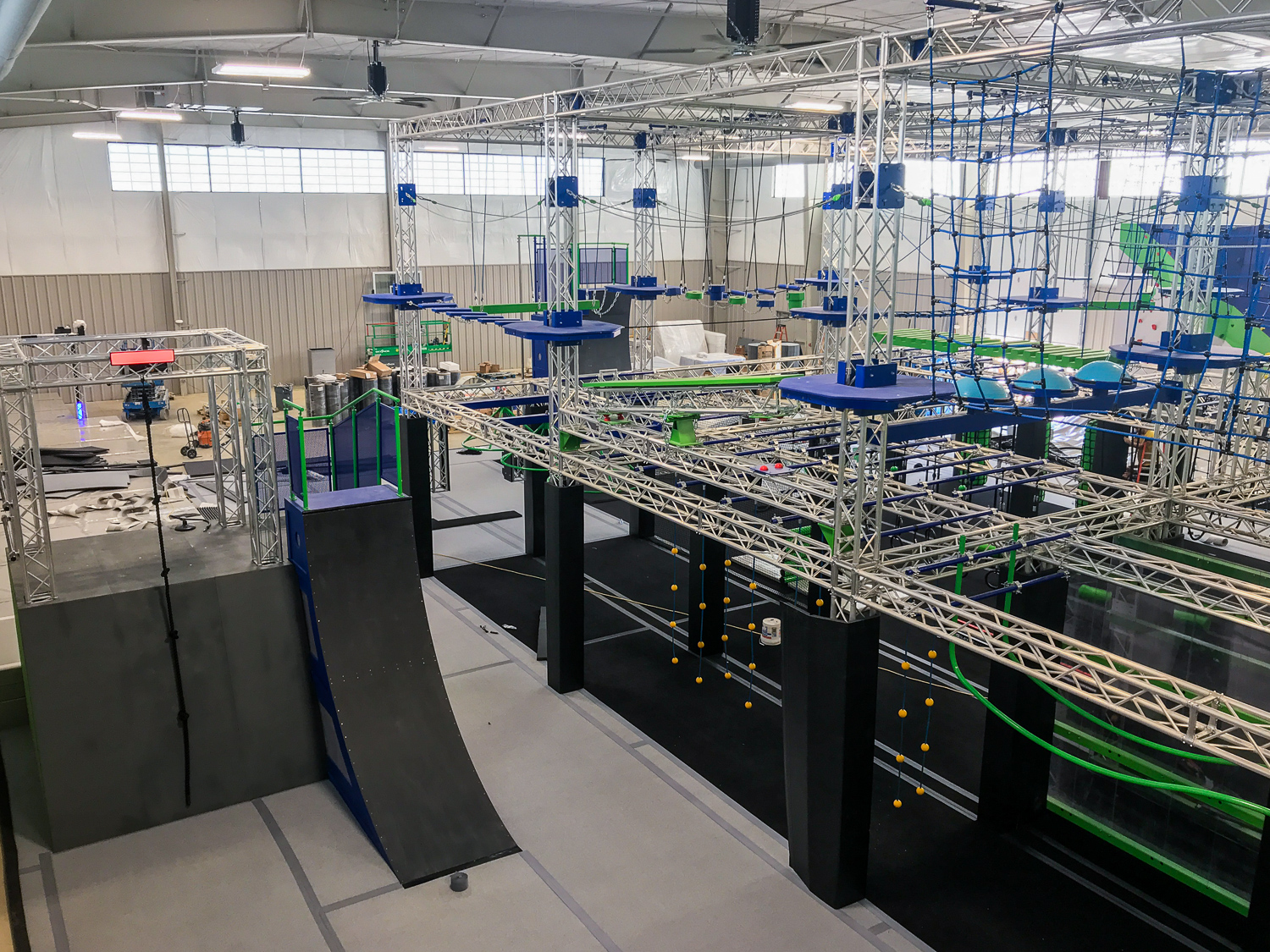 Indoor Ropes Course and Zip Line - Iron Coyote