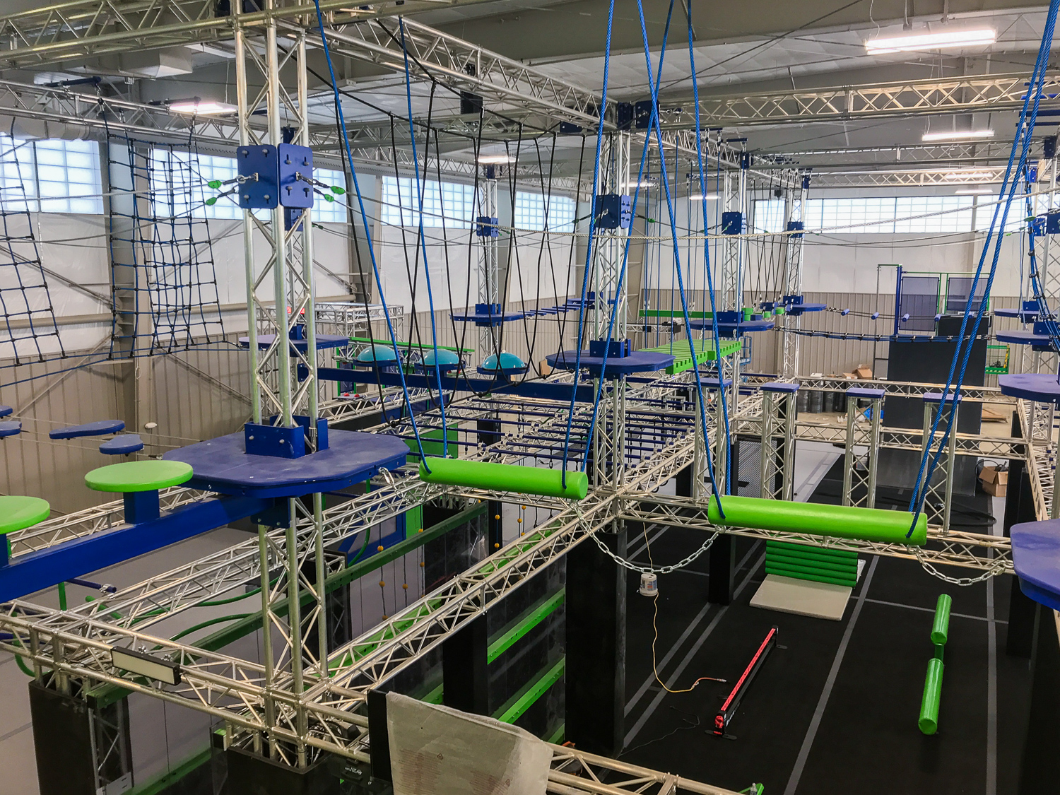 Indoor Ropes Course and Zip Line - Iron Coyote