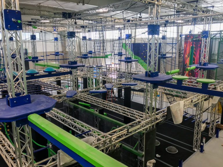 Indoor Ropes Course and Zip Line - Iron Coyote