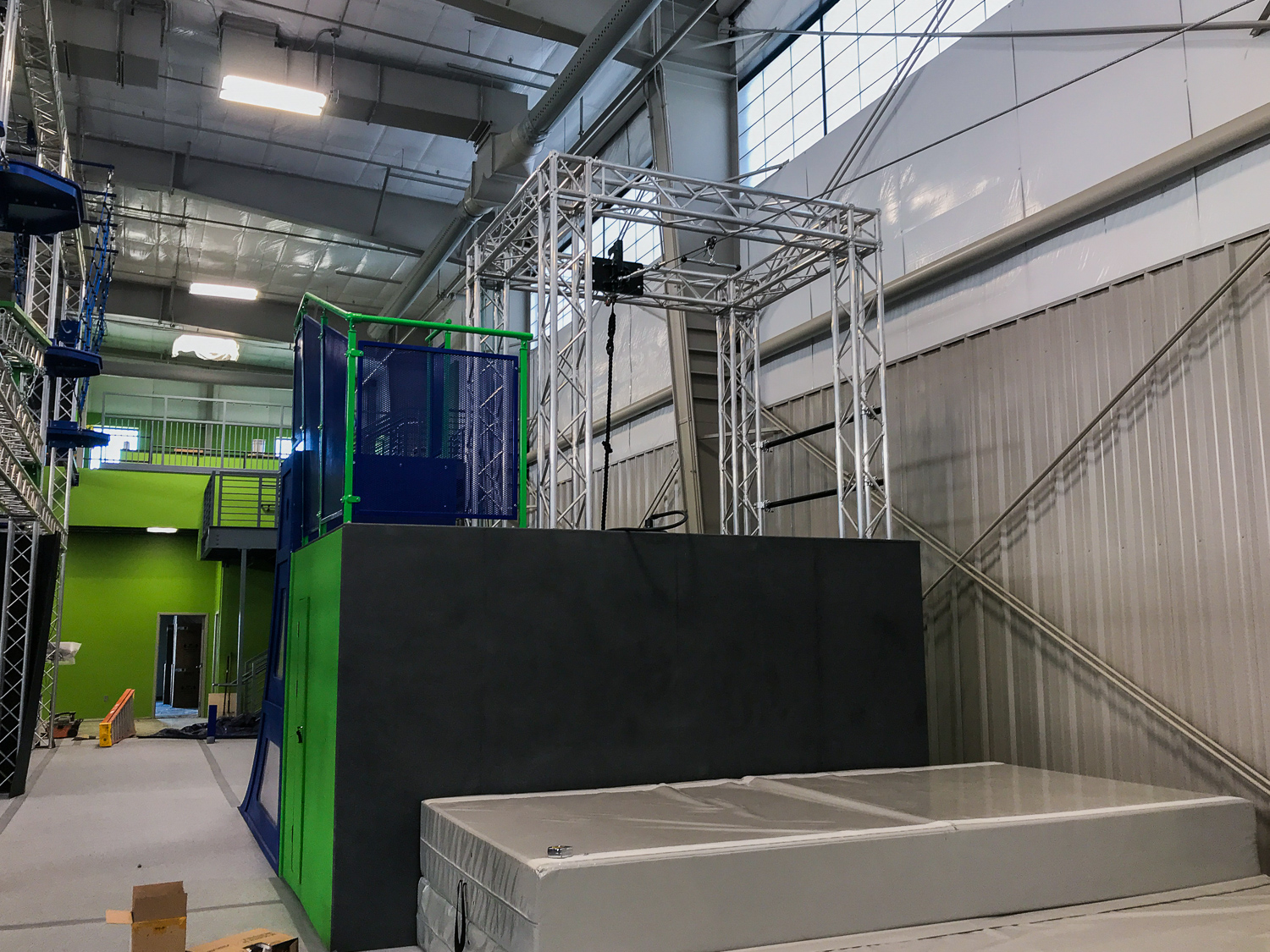 Indoor Ropes Course and Zip Line - Iron Coyote